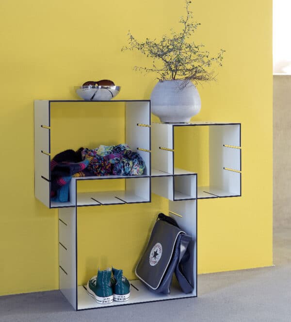 Konnex / Etagère design modulable lot de 3 cubes encastrables ...