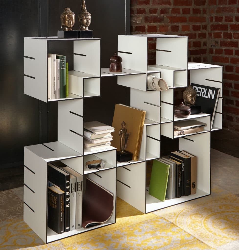 Konnex / Etagère design modulable lot de 3 cubes encastrables ...